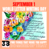 September 1 - World Letter Writing Day: 100 Special and Creative Tips ...