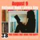 August 9 - National Book Lovers Day: 100 Brilliant Celebration Ideas ...